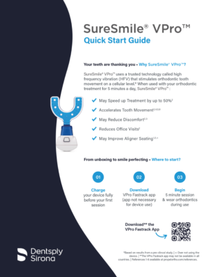 VPro™ Patient Quick Start Guide | Propel Orthodontics
